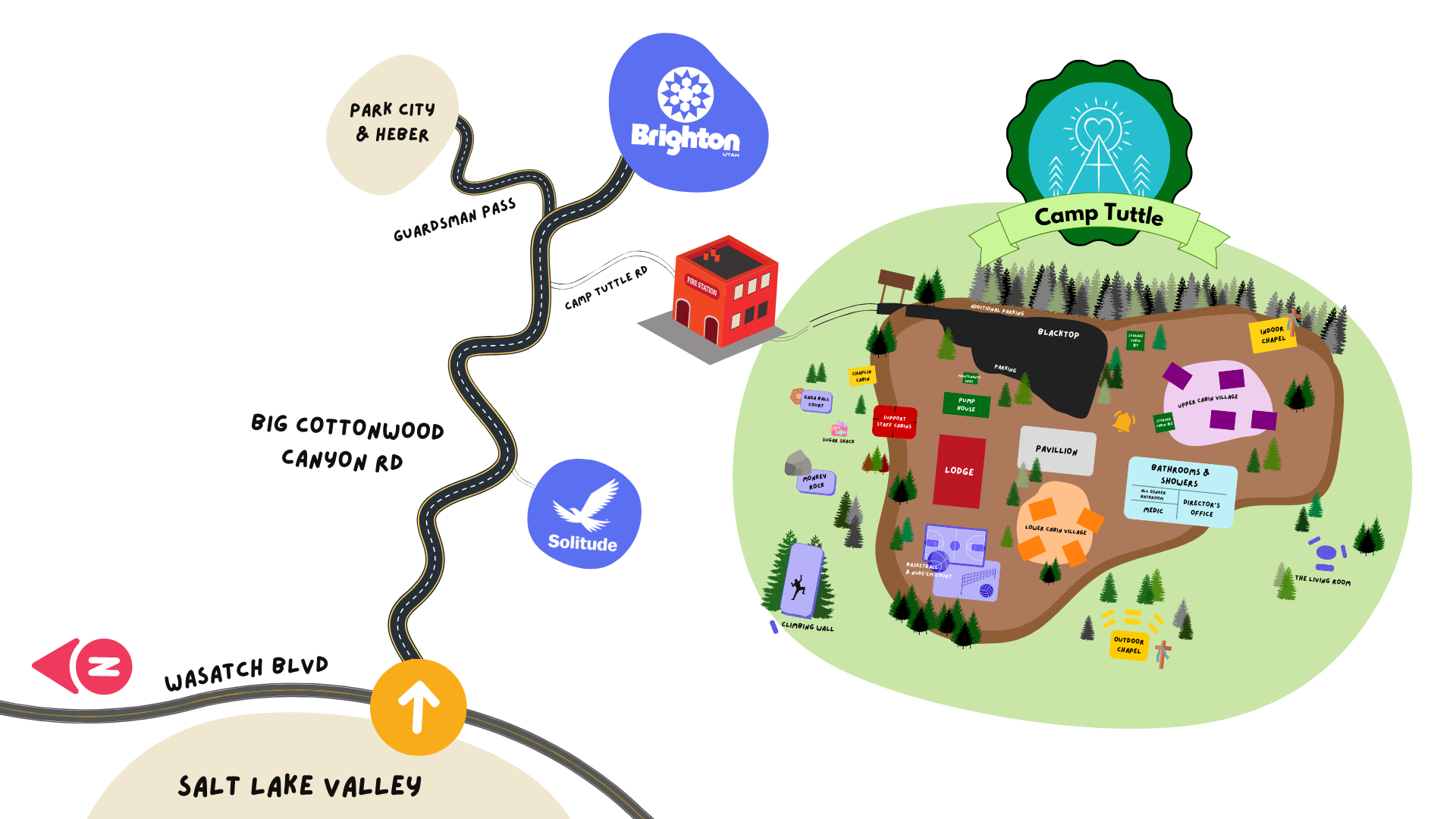Camp Map – Home Page